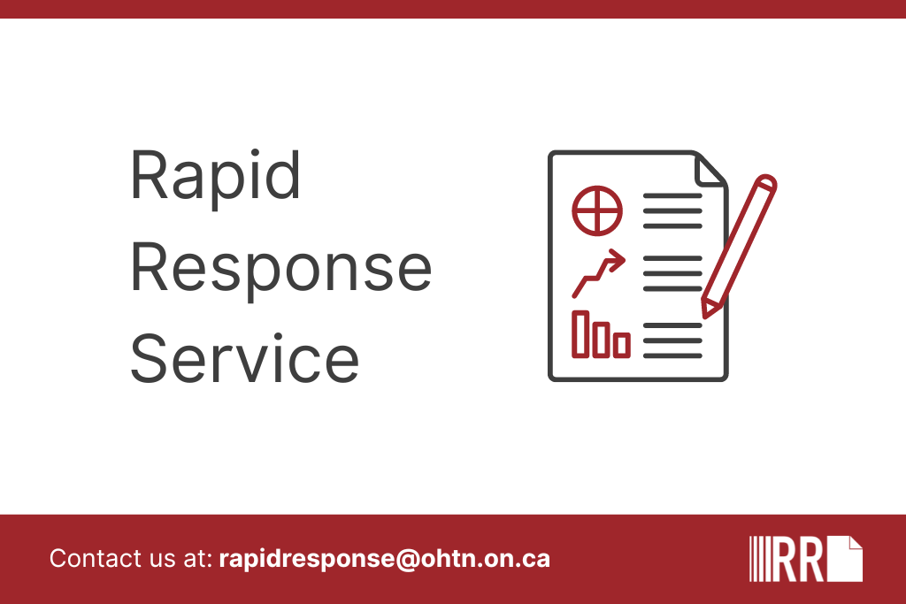 Rapid Response Service – The Ontario HIV Treatment Network